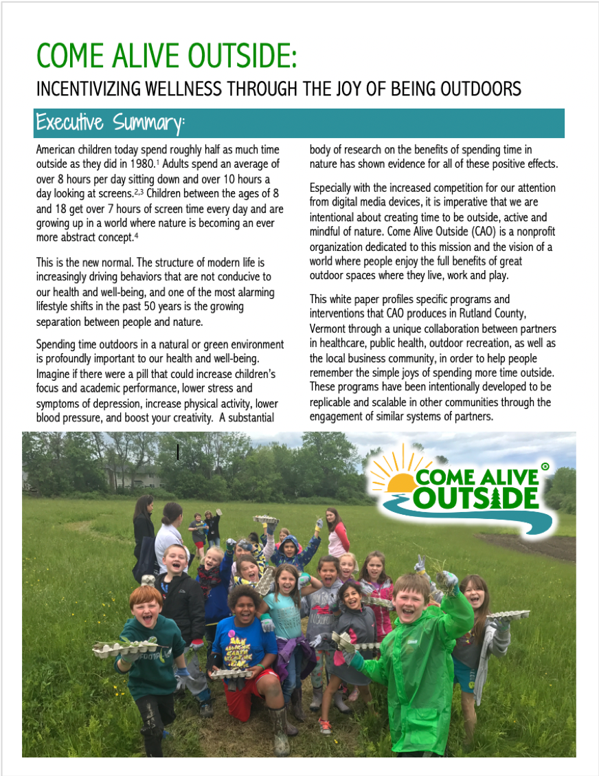 Purpose - Come Alive Outside